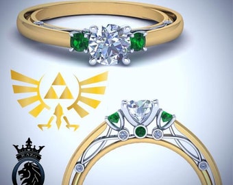 Legend of Zelda Engagement Ring - Etsy