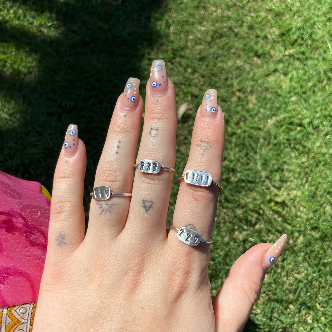 Angel Number Rings - Etsy