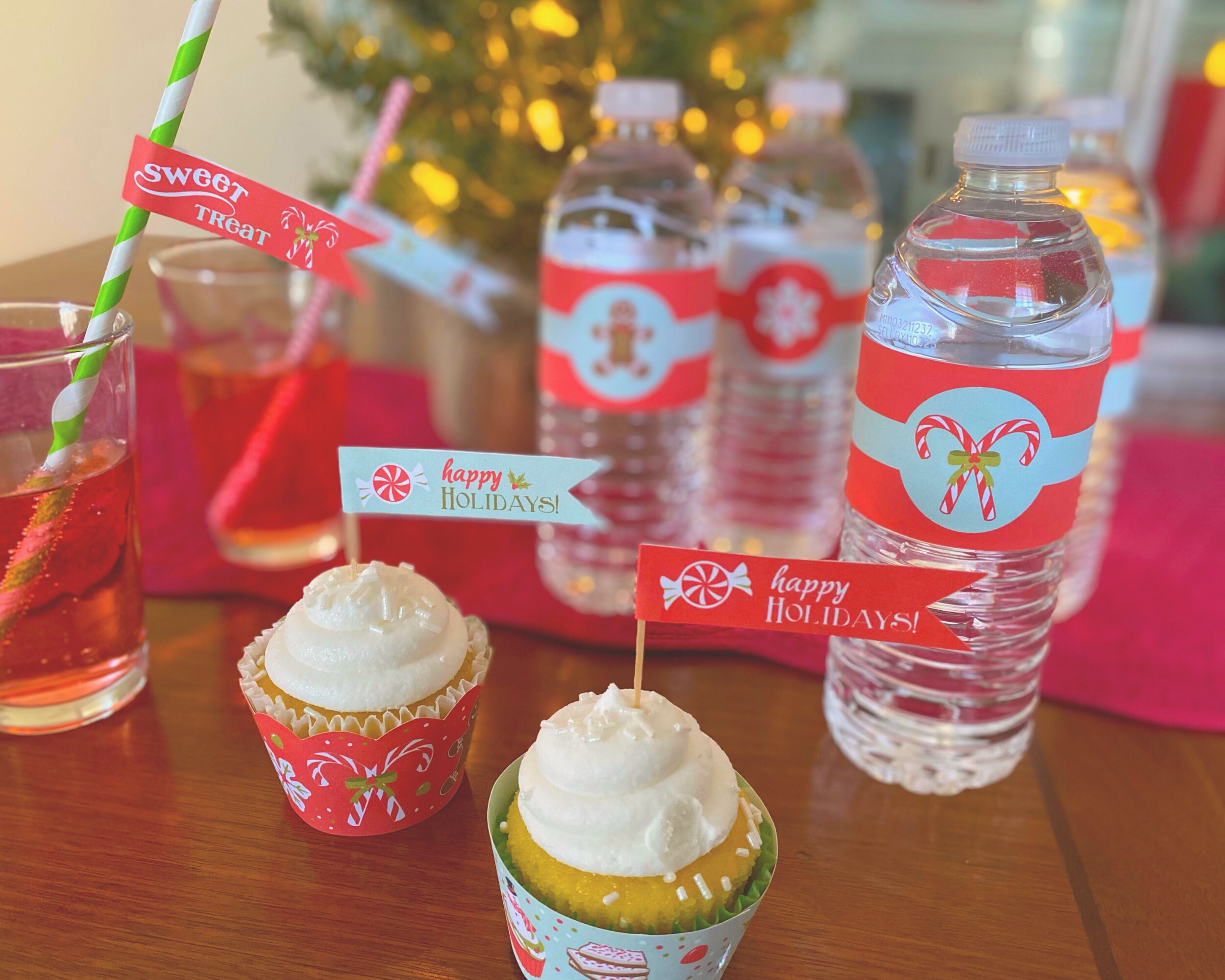 Sweet Holiday Party Printable Set, Christmas Party, Digital Download ...