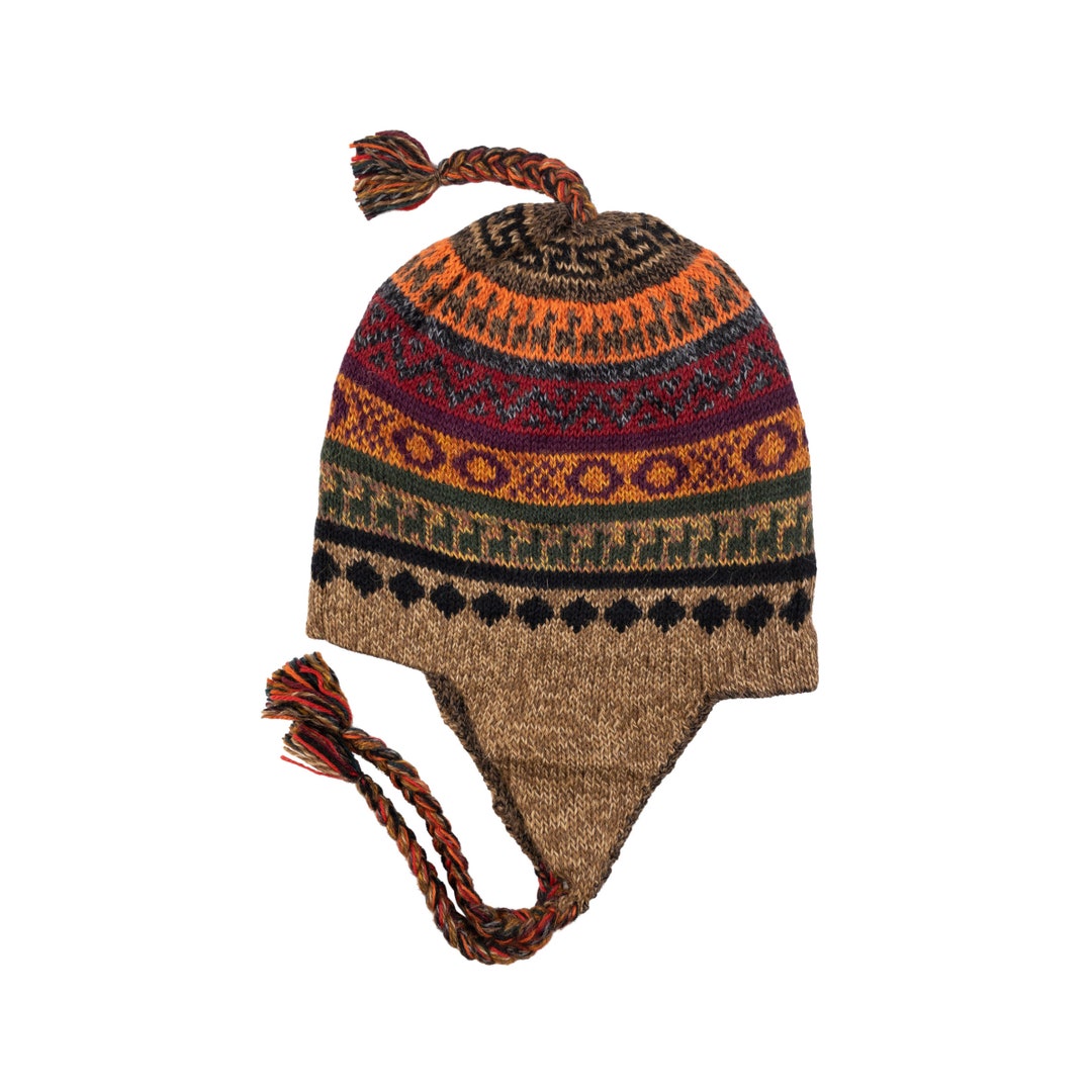 Beautiful, Double-sided, Colored 100% Baby Alpaca Hats From Peru ...