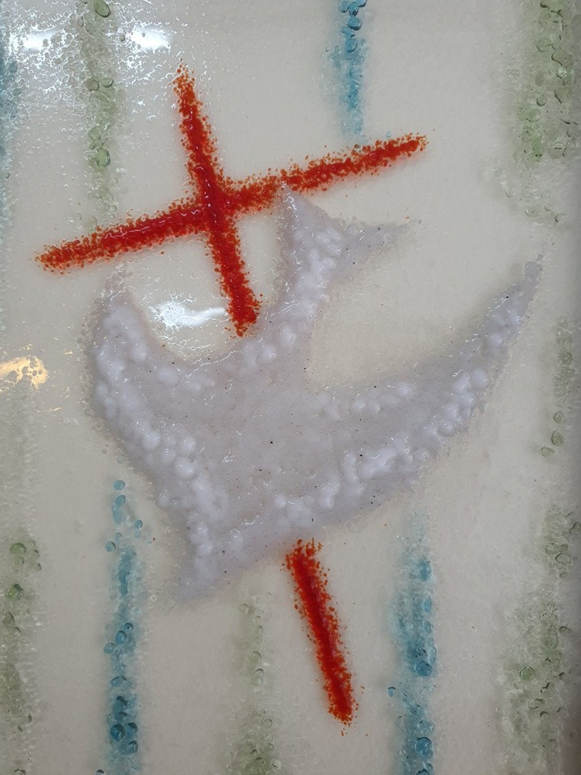 Holy Spirit, Cross, Cross Art, Holy Spirit Frame, Glass Frame - Etsy