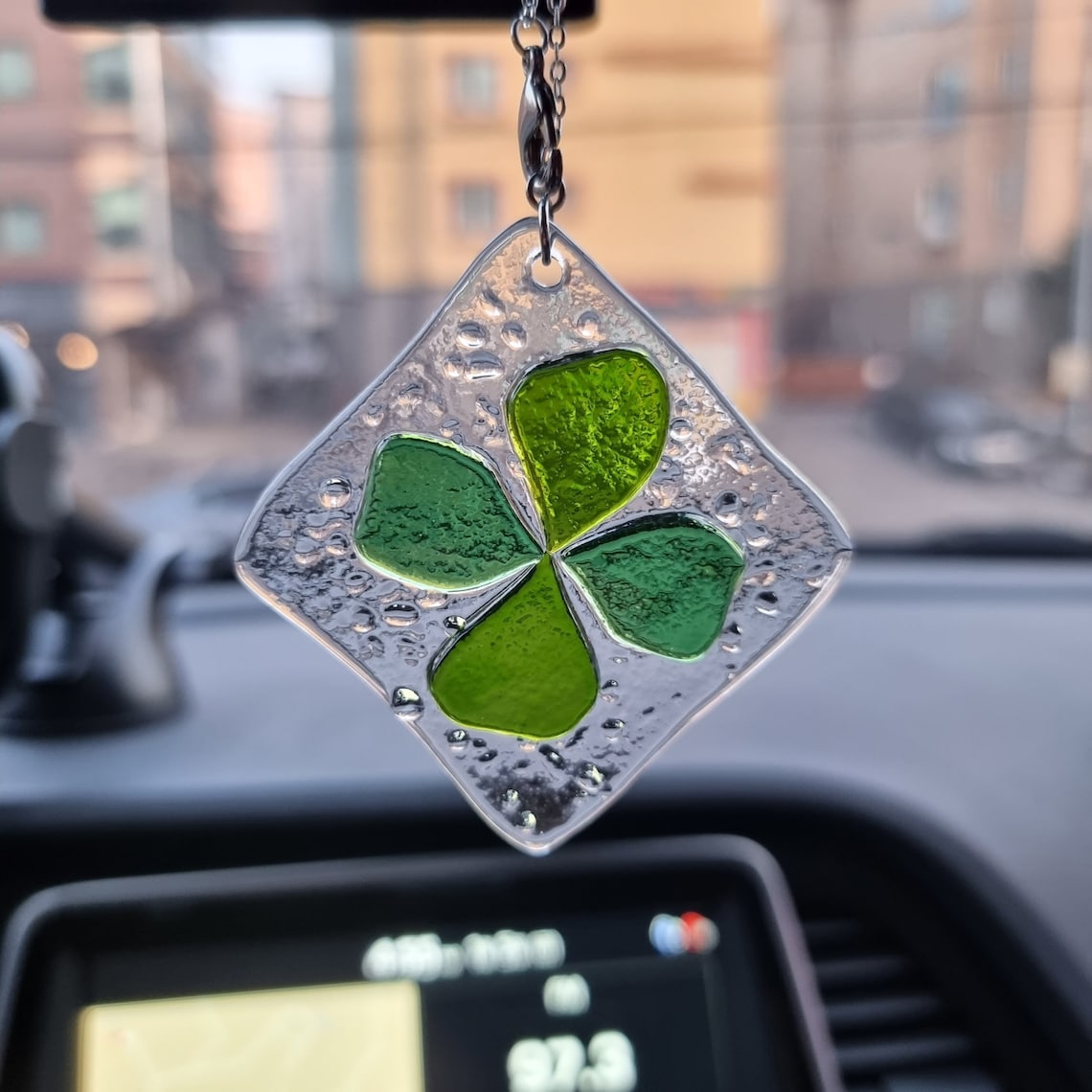 Four Leaf Clover, Stained Glass Four Leaf Clover, Four Leaf Clover Gift ...
