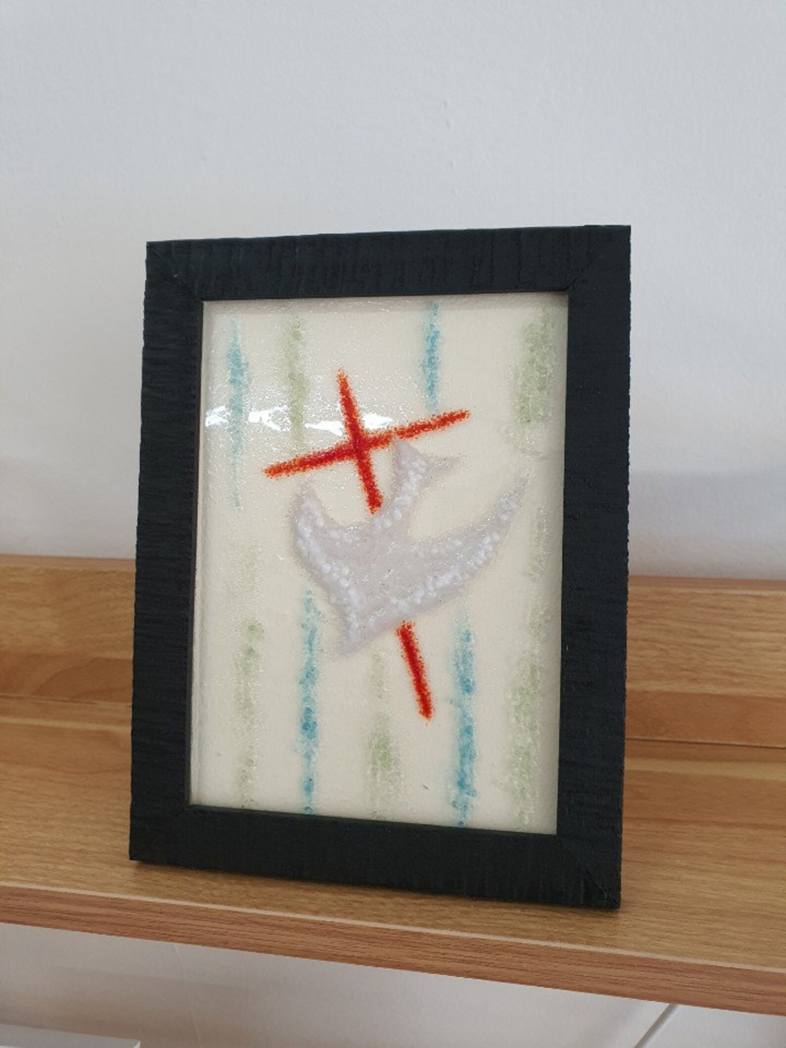 Holy Spirit, Cross, Cross Art, Holy Spirit Frame, Glass Frame - Etsy