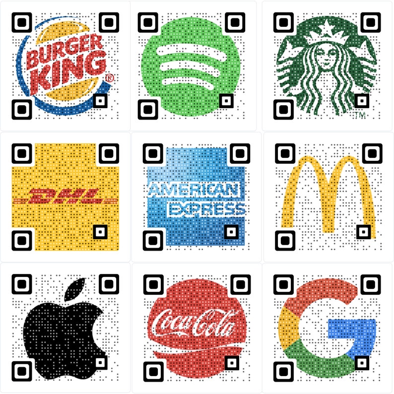 Custom QR Code With Your Logo, Printable, Within 24 Hours, Downloadable ...