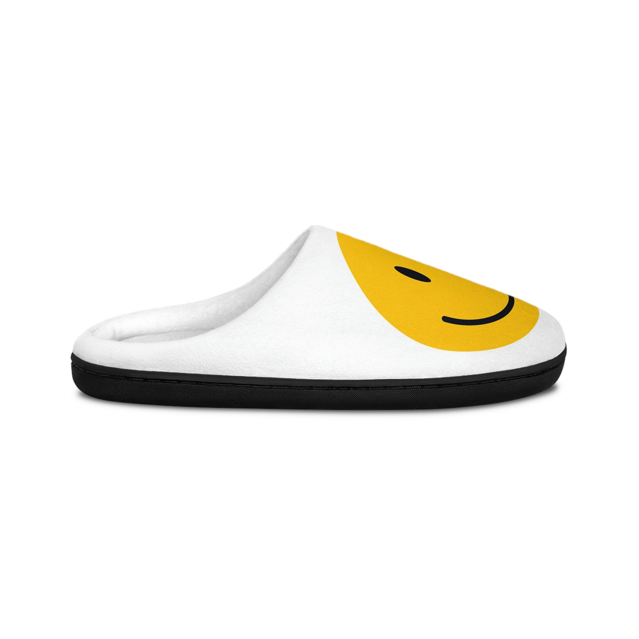 Smiley Face Slippers Womens Indoor Slippers Etsy