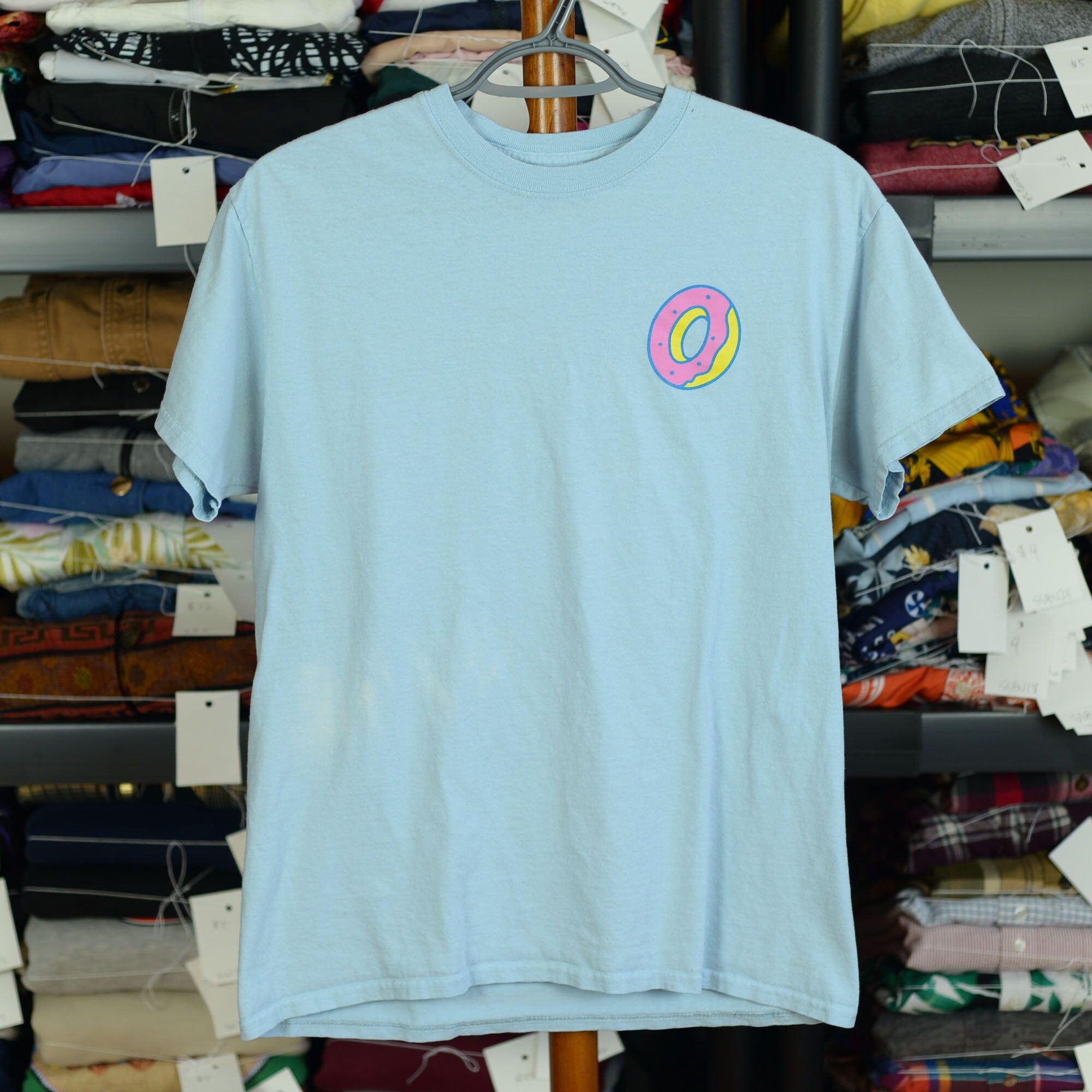 Vintage Odd Future Tyler the Creator Donut All Over Blue Hoodie OFWGKTA ...