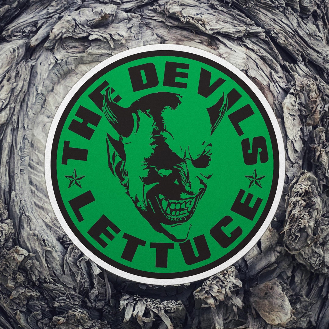 10-pack Circle Devils Lettuce Sticker this is for 10 Stickersmarijuana ...