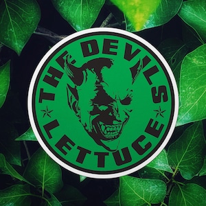 Pot Smoker, Devils Lettuce Sticker (marijuana, Weed, Dabs, MMJ, Green ...
