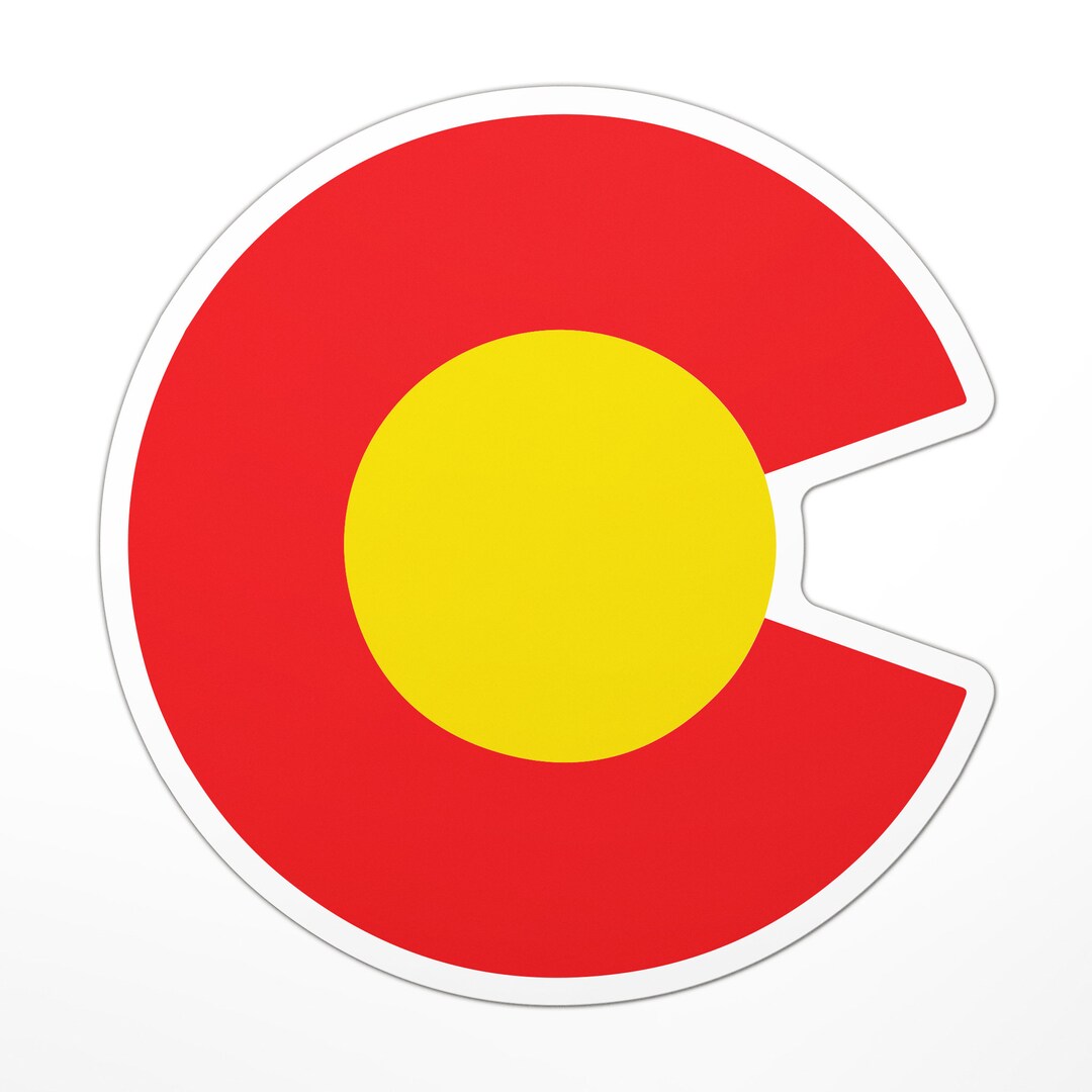 Colorado C Sticker State, Pride, Location, CO - Etsy