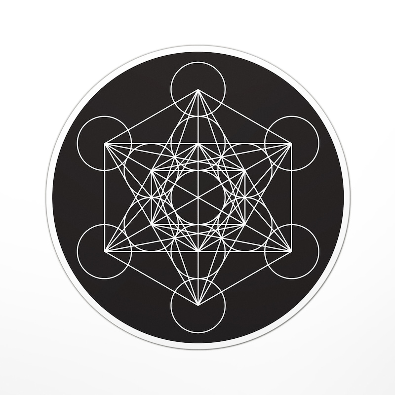 Sacred Geometry Sticker - Etsy