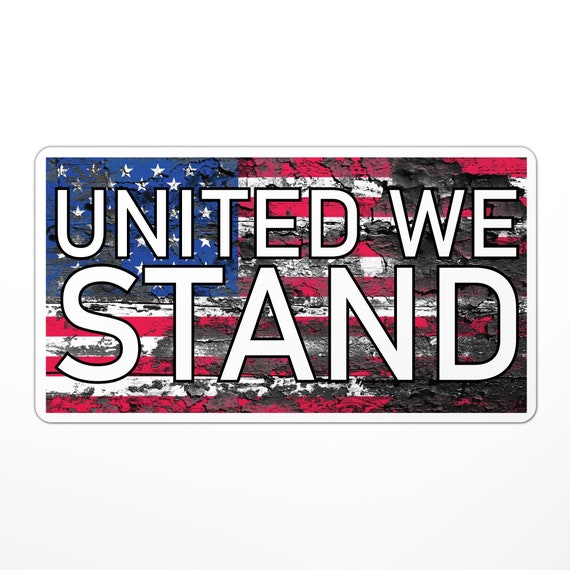 USA United We Stand Sticker - Etsy