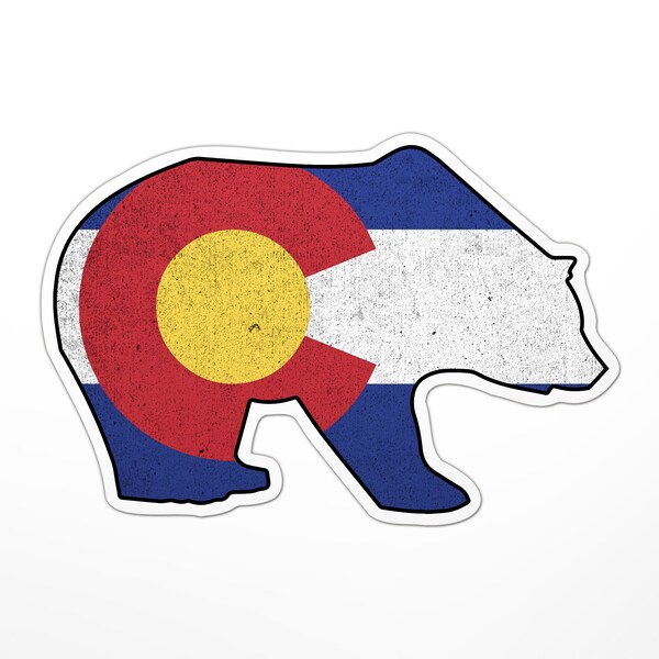 Colorado Bear Sticker - Etsy