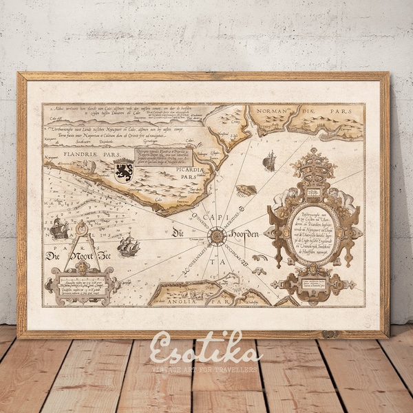 Nautical Map Art - Etsy