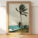 Tropical Beach Landscapes Gallery Wall Set of 6 Prints / Vintage Palm ...