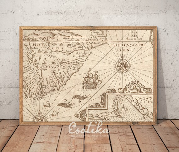 Vintage Nautical Map