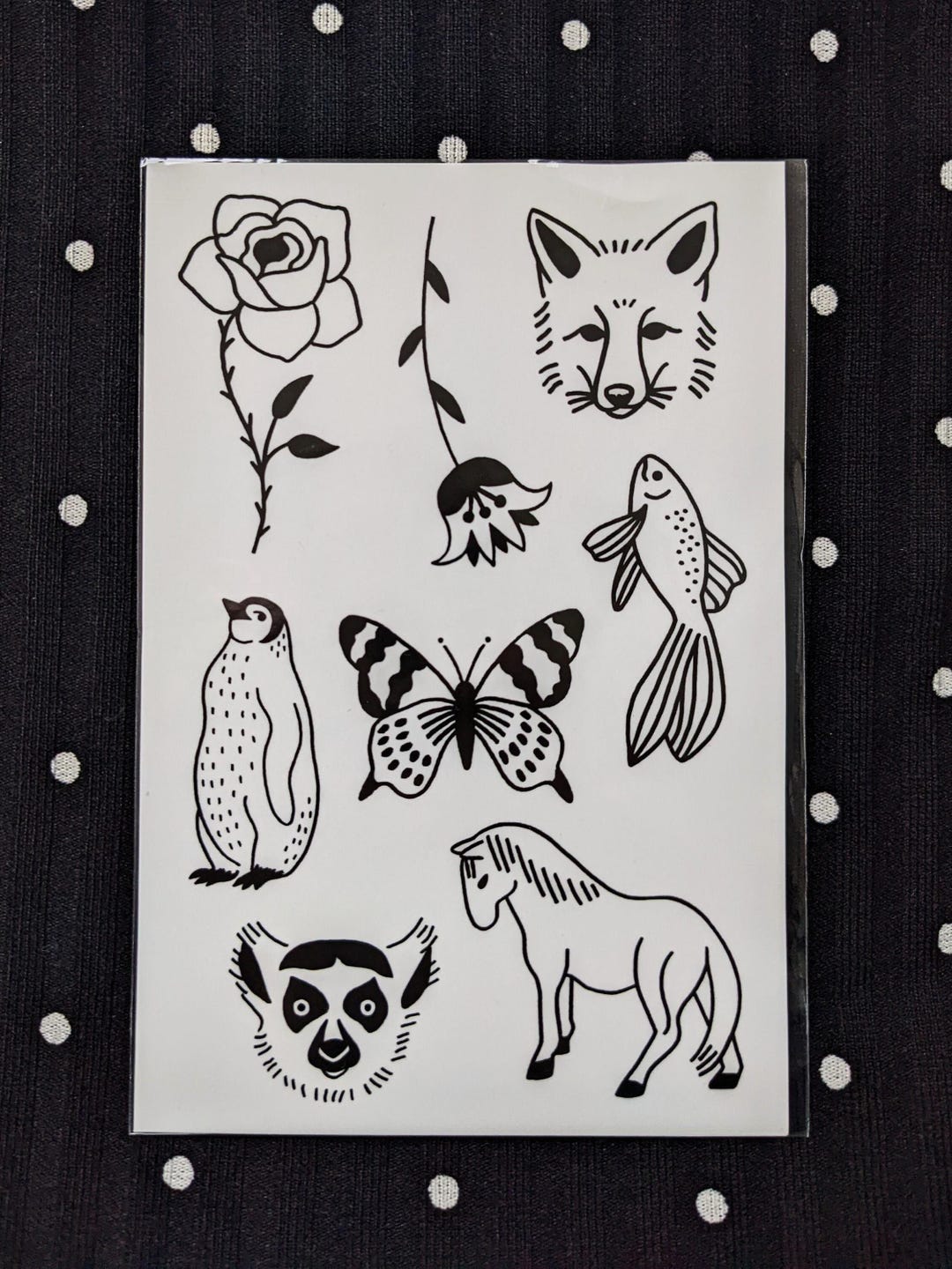 Temporary Tattoos / Sheet - Etsy