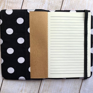 Quilted Notebook Cover - Eco Notebook Gift, Fabric Notebook, Fabric ...