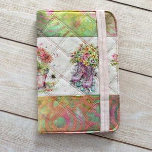 Quilted Notebook Cover - Eco Notebook Gift, Fabric Notebook, Fabric ...