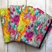 Quilted Notebook Cover - Eco Notebook Gift, Fabric Notebook, Fabric ...