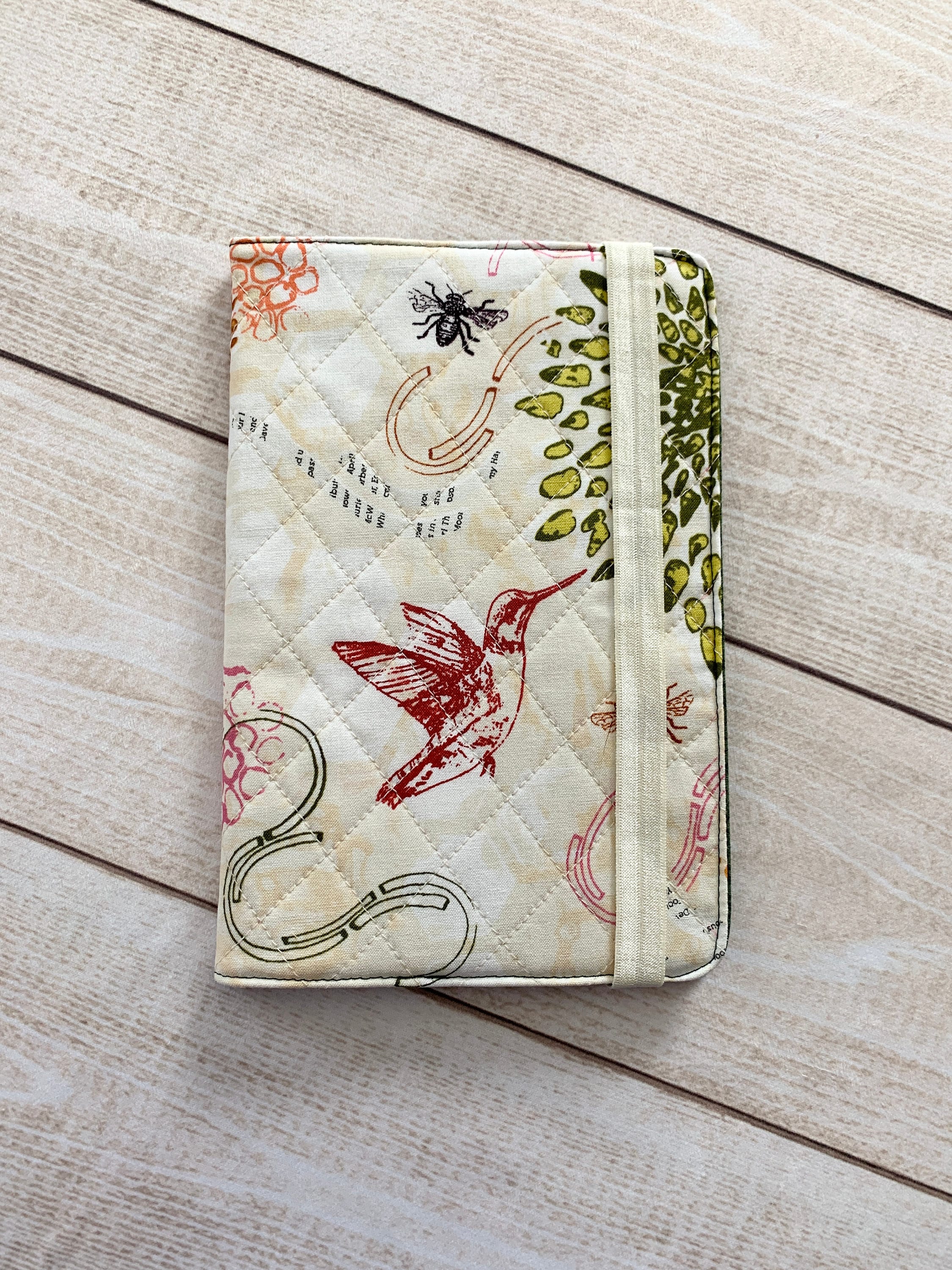 Quilted Notebook Cover Eco Notebook Gift Fabric Notebook - Etsy