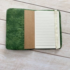 Quilted Notebook Cover - Eco Notebook Gift, Fabric Notebook, Fabric ...