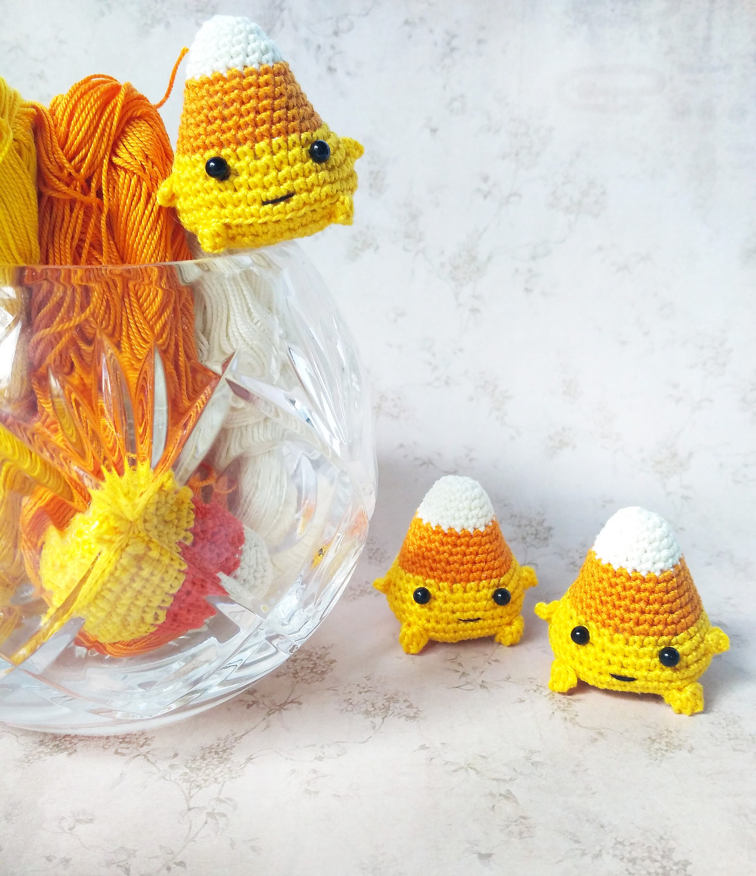 Mini Candy Corn Amigurumi Easy Crochet Pattern PDF Instant | Etsy