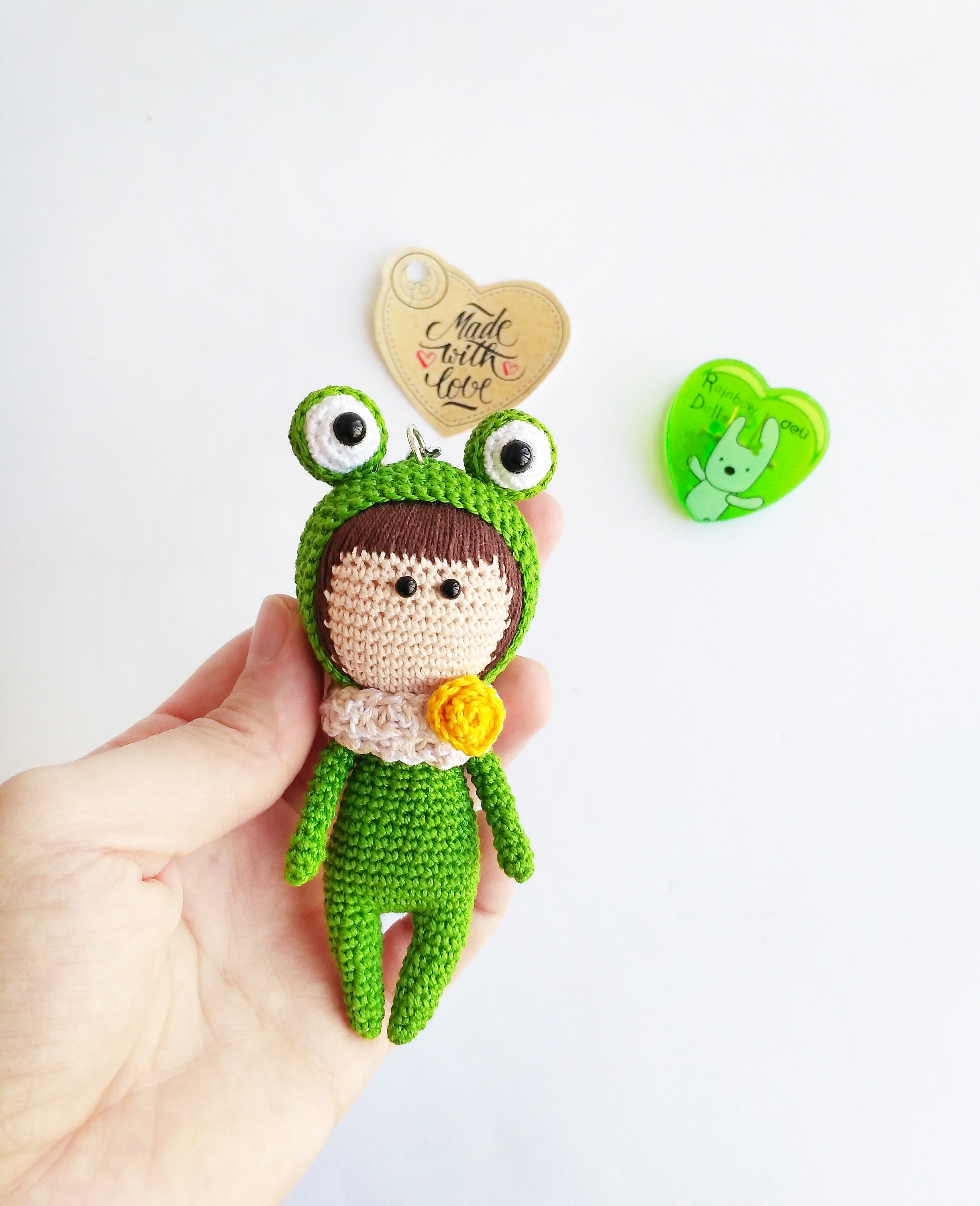 Set of Crochet Patterns Cute Keychain PDF Pattern Crochet - Etsy