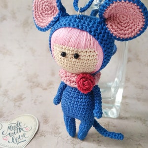 Set of Crochet Patterns Keychains Crochet Kawaii Doll - Etsy