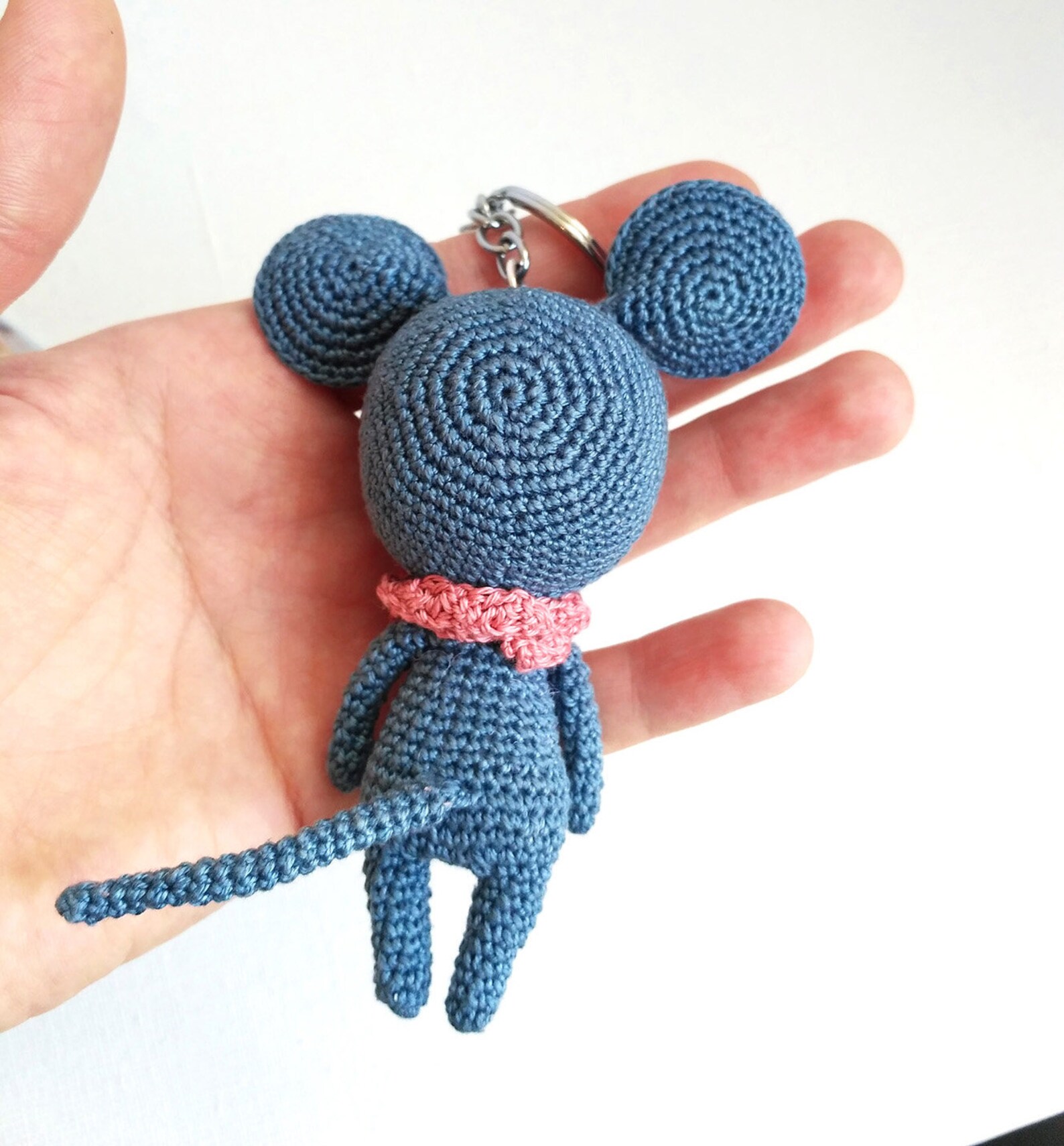 Crochet Doll Mouse Pattern PDF - Cute Keychain DIY- Kawaii Amigurumi ...