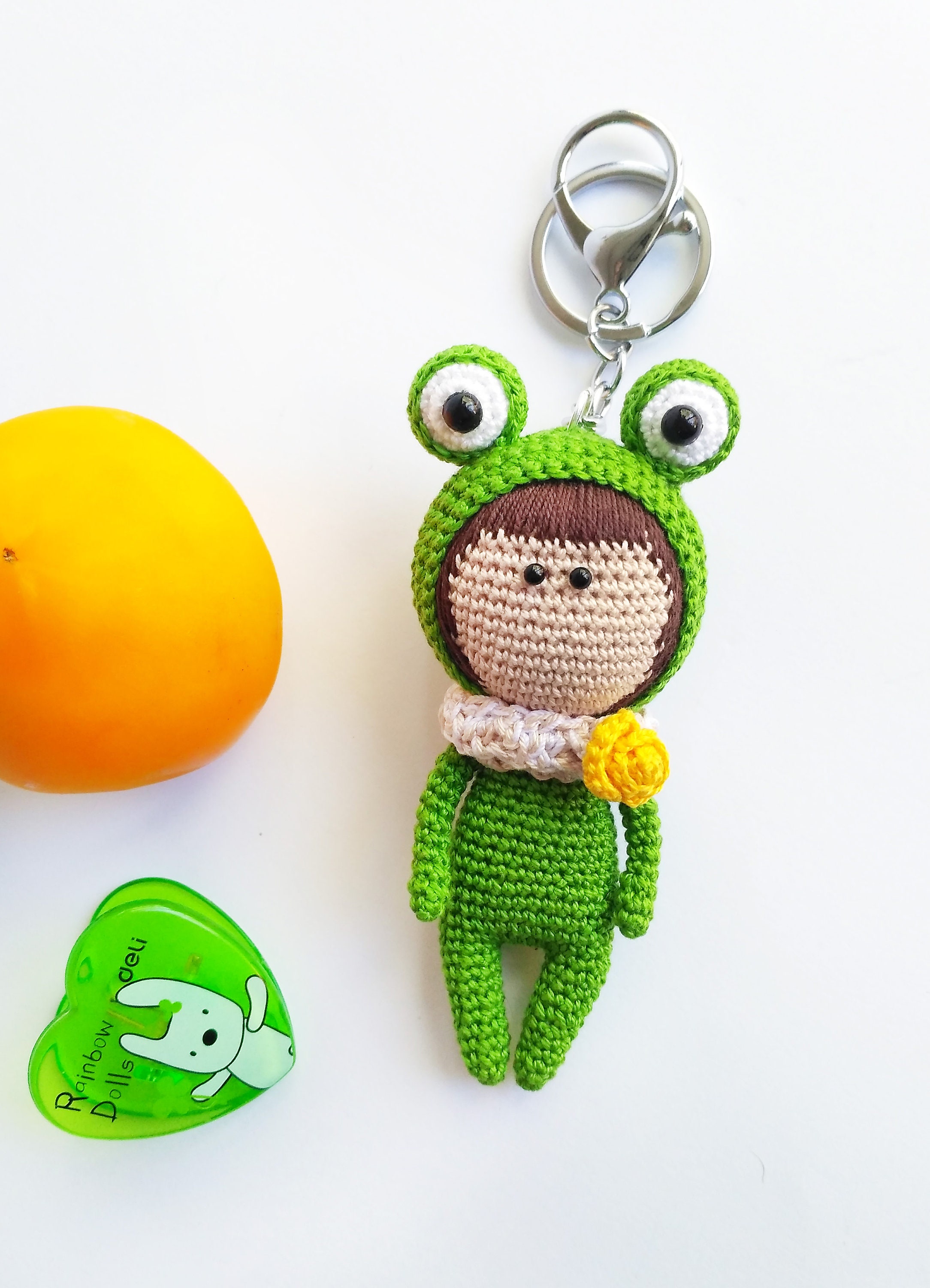 Set of Crochet Patterns Cute Keychain PDF Pattern Crochet - Etsy