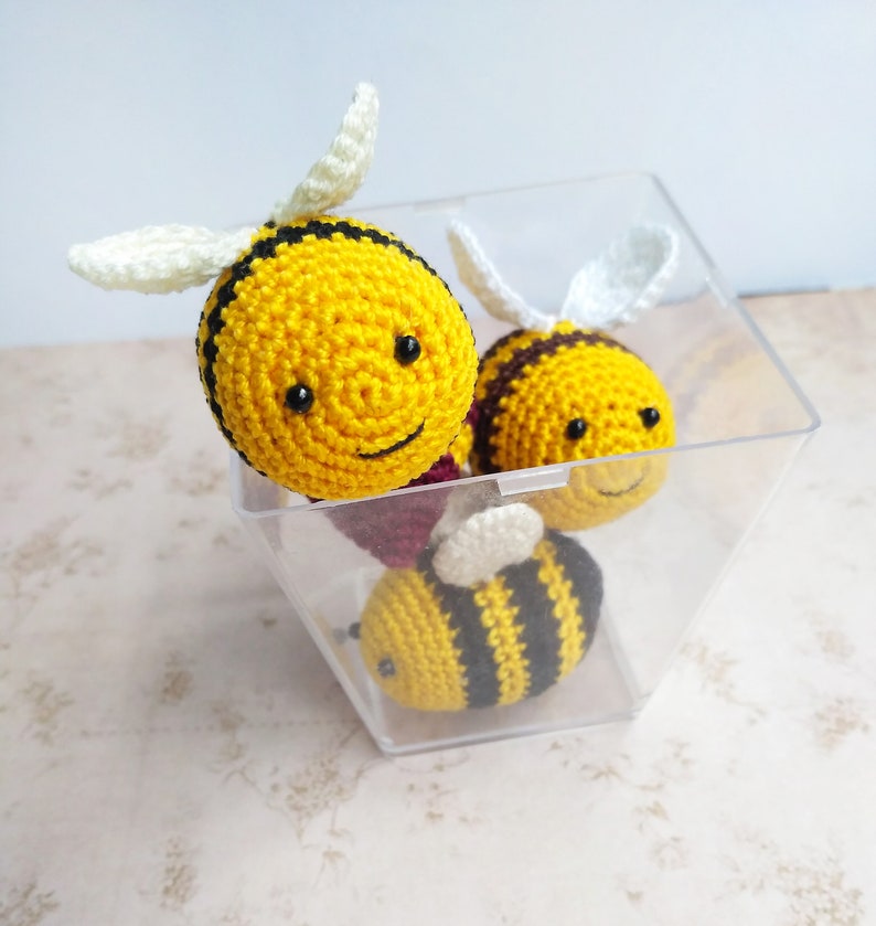 Mini Crochet Bee Amigurumi Crochet Pattern PDF Instant - Etsy