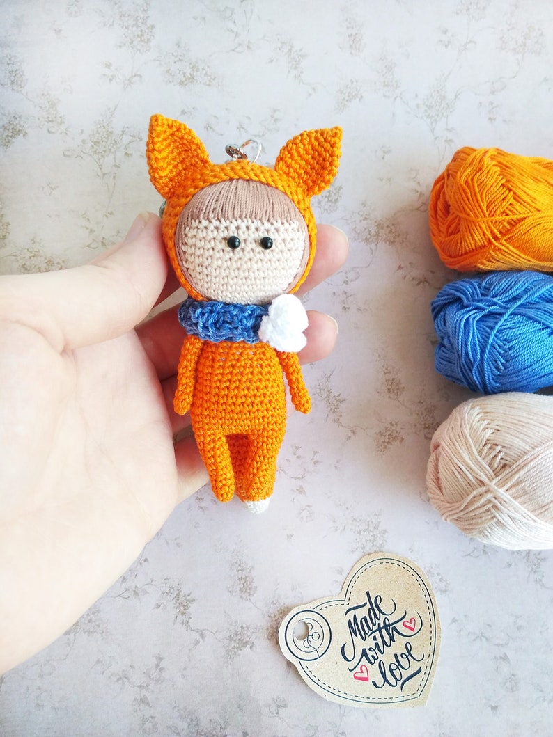 Set of Crochet Patterns Cute Keychain PDF Pattern Crochet - Etsy