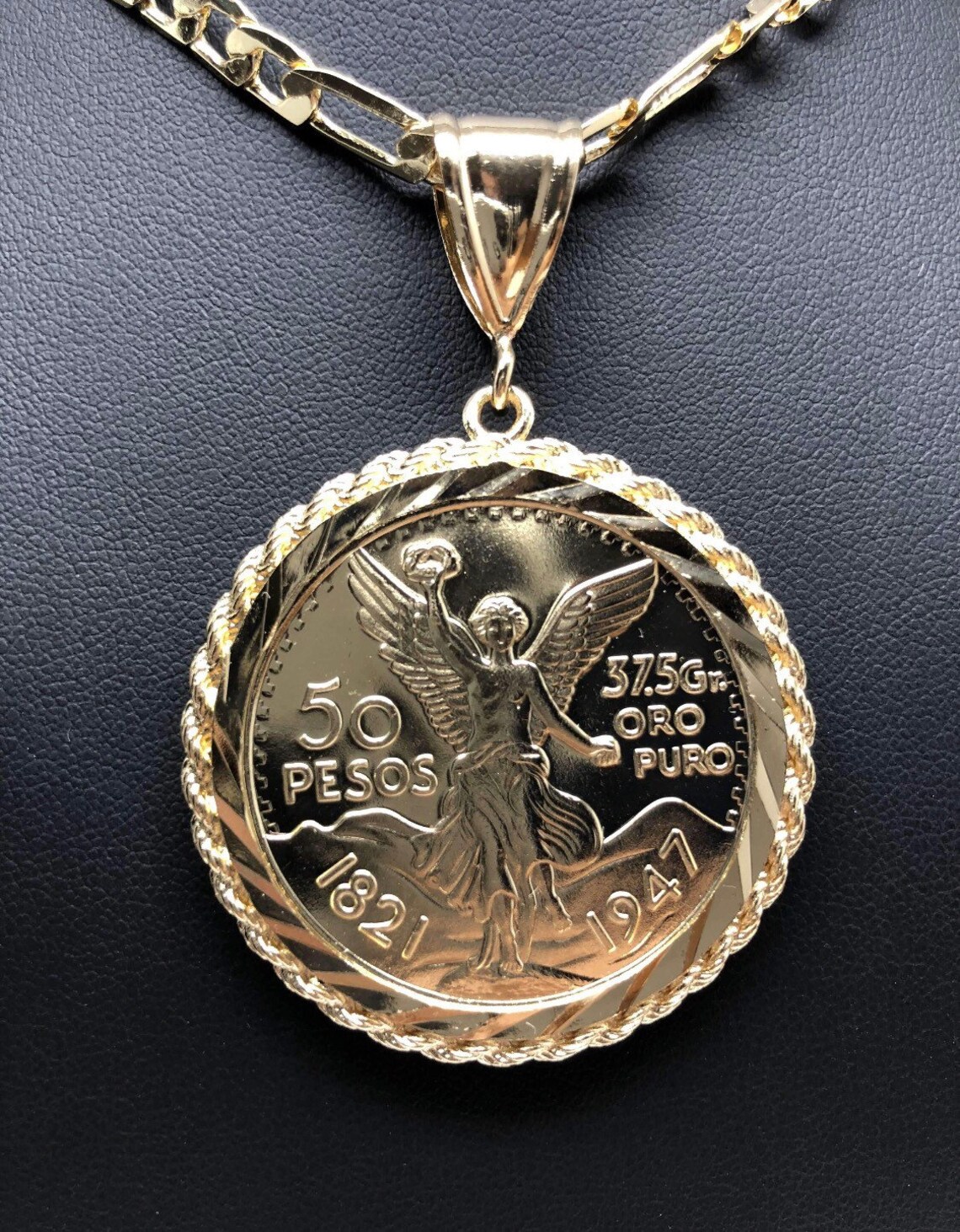 Moneda Mexicana Chapada en Oro Centenario Mexicano Moneda 50 - Etsy España