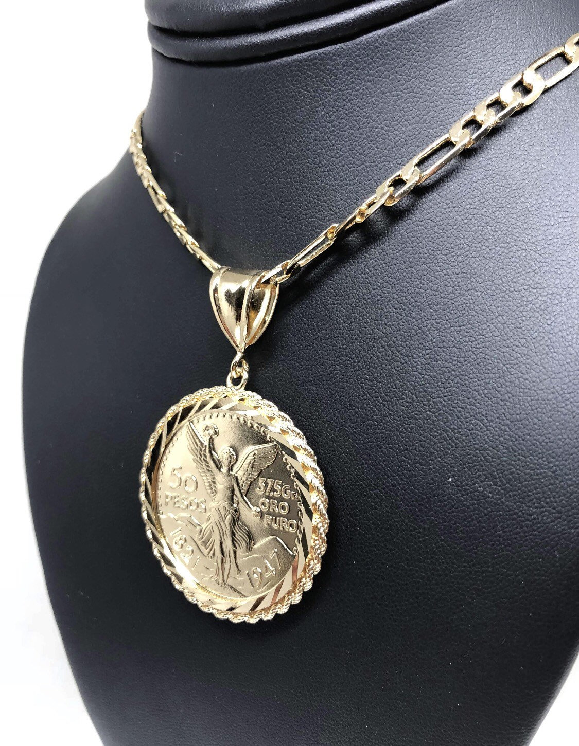 Gold Plated Mexican Coin Centenario Mexicano Moneda 50 Pesos - Etsy