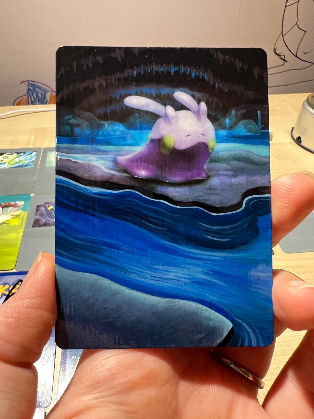 Goomy, Hand Painted Card Alter, Unique Trading Card Game, Collectable ...
