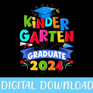 Kindergarten Graduate Svg Kinder Graduate 2024 Png Kinder Graduation ...