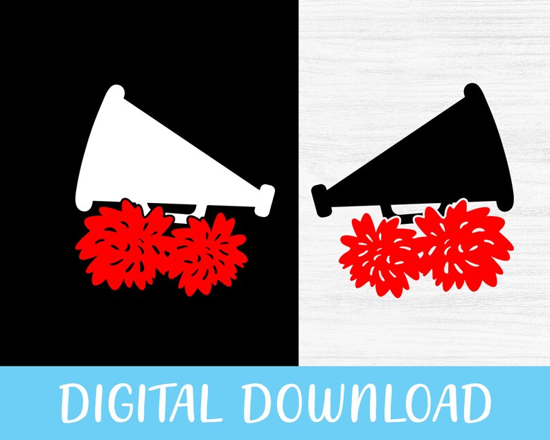 Cheer Megaphone Svg Cheerleader Svg Cheer Cut File Megaphone - Etsy