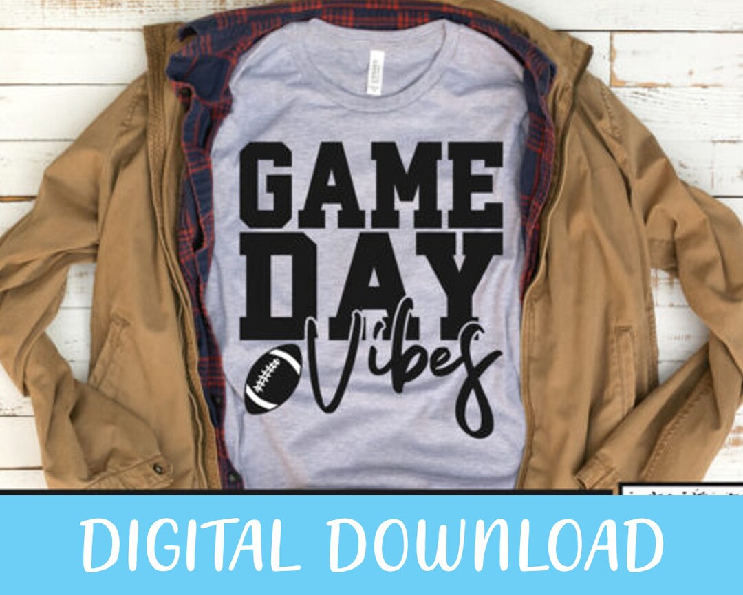 Game Day Vibes Svg Football Svg Game Day Sports Svg Files - Etsy