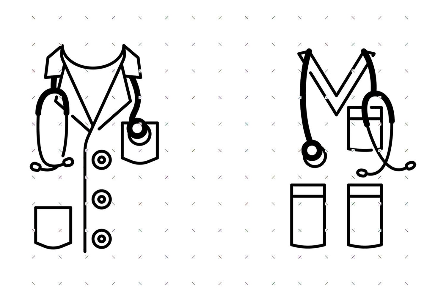 Science Lab Apron Clipart
