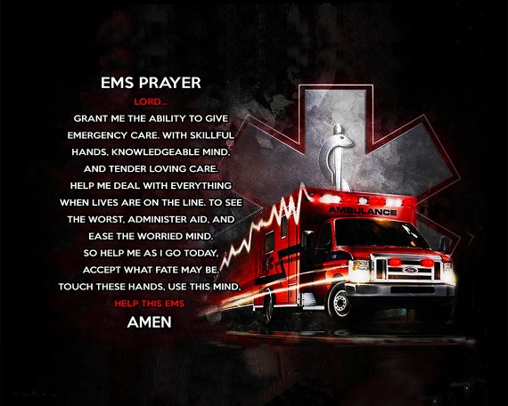 Ems Prayer Png Tumbler Png File Paramedic Ems Prayer - Etsy UK