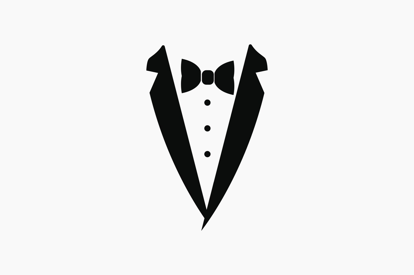 Tuxedo Svg, Tuxedo Clipart Bow Tie Svg, Tuxedo Silhouette Tuxedo Vector ...