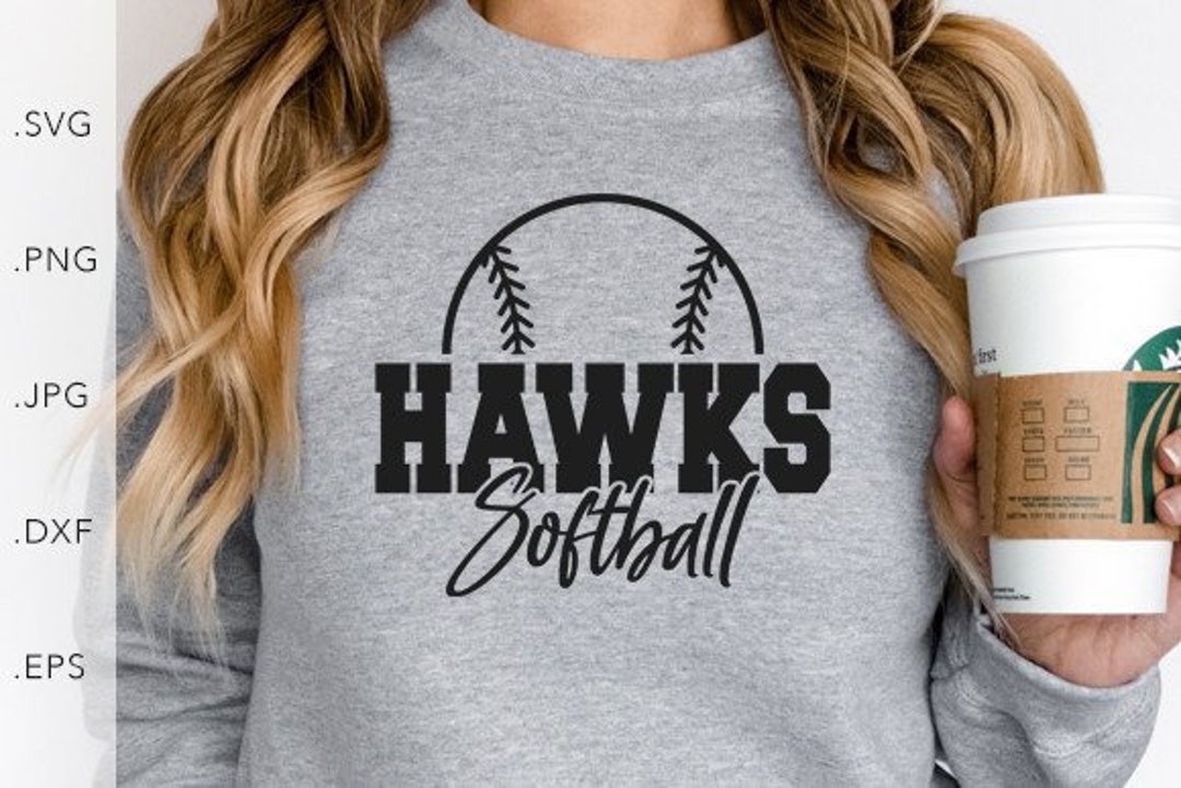 Hawks Svg Softball Svg Go Hawks Svg Hawks Team Svg Cricut Cut - Etsy España