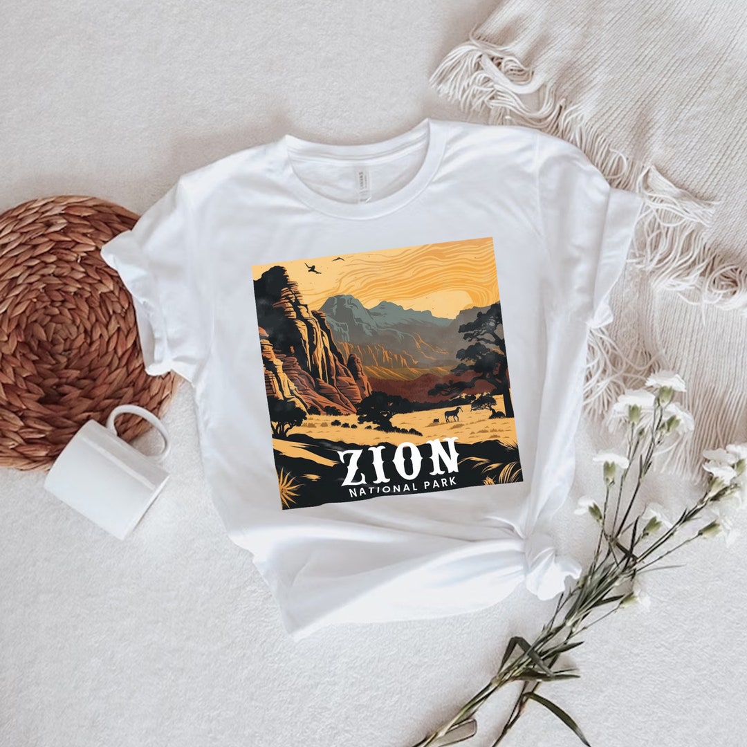 Zion National Park Svg, Zion National Park-png, Eps, Svg, Zion Svg ...