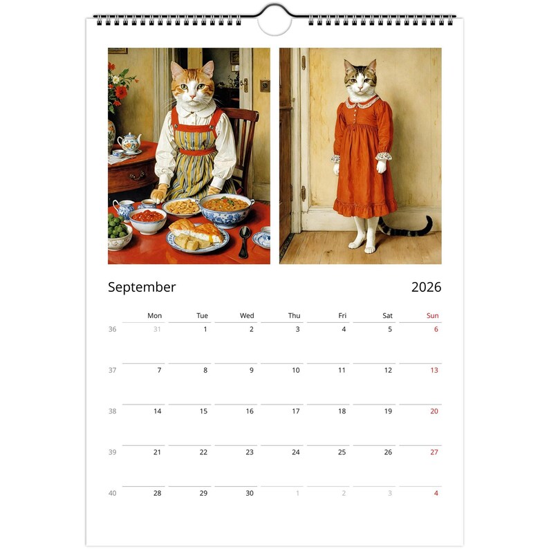 The Idyllic Life, Wall Calendars 2026 (EU & Rest of World) - Etsy