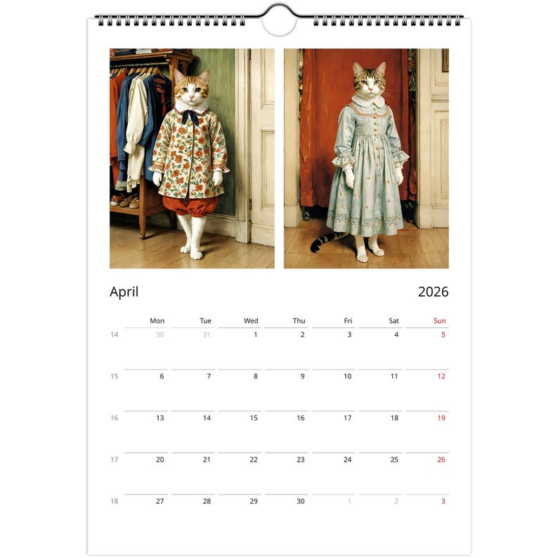 The Idyllic Life, Wall Calendars 2026 (EU & Rest of World) - Etsy