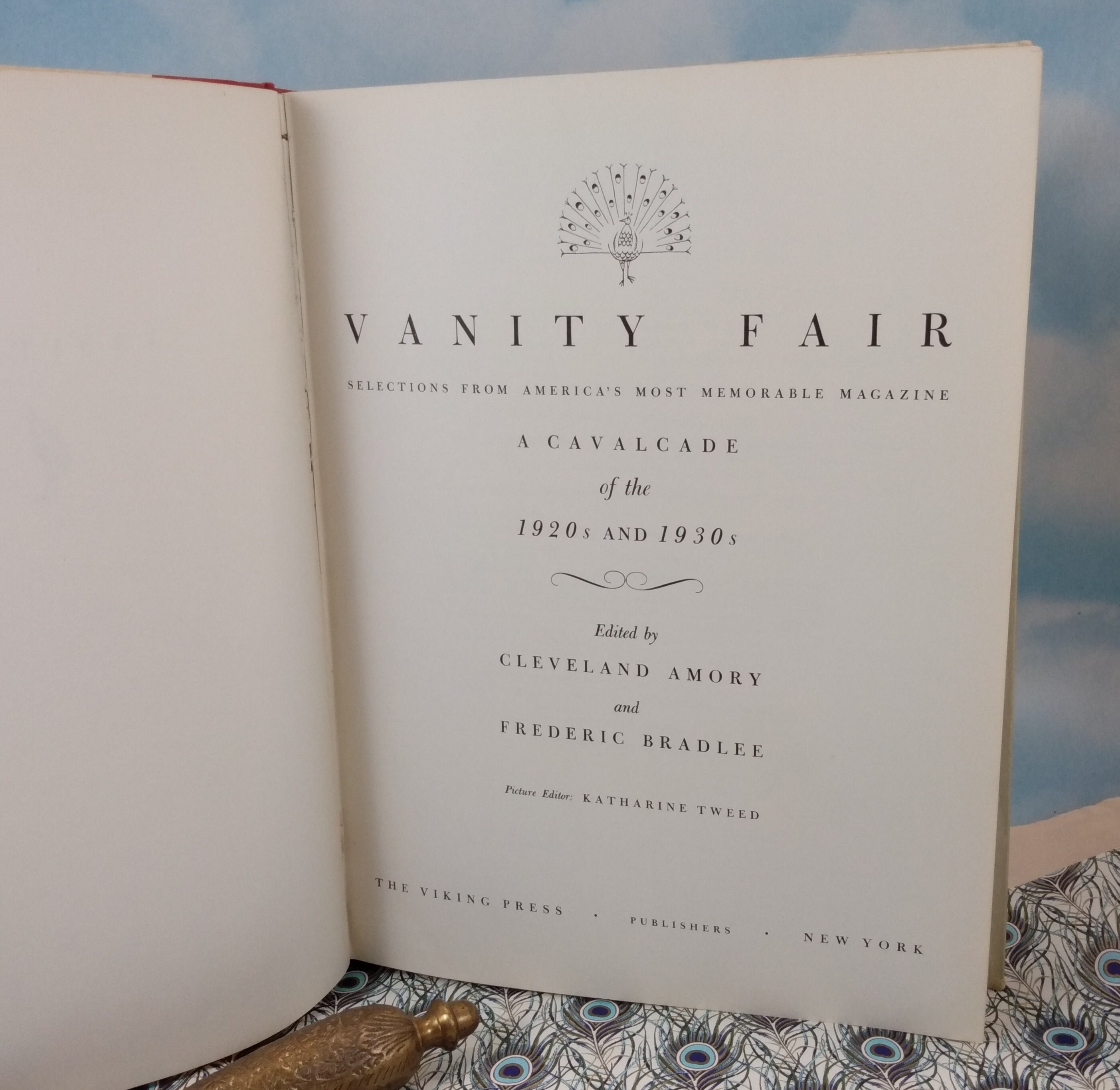 Vanity Fair A Cavalcade of the 1920s and 1930s Vintage First Edition ...