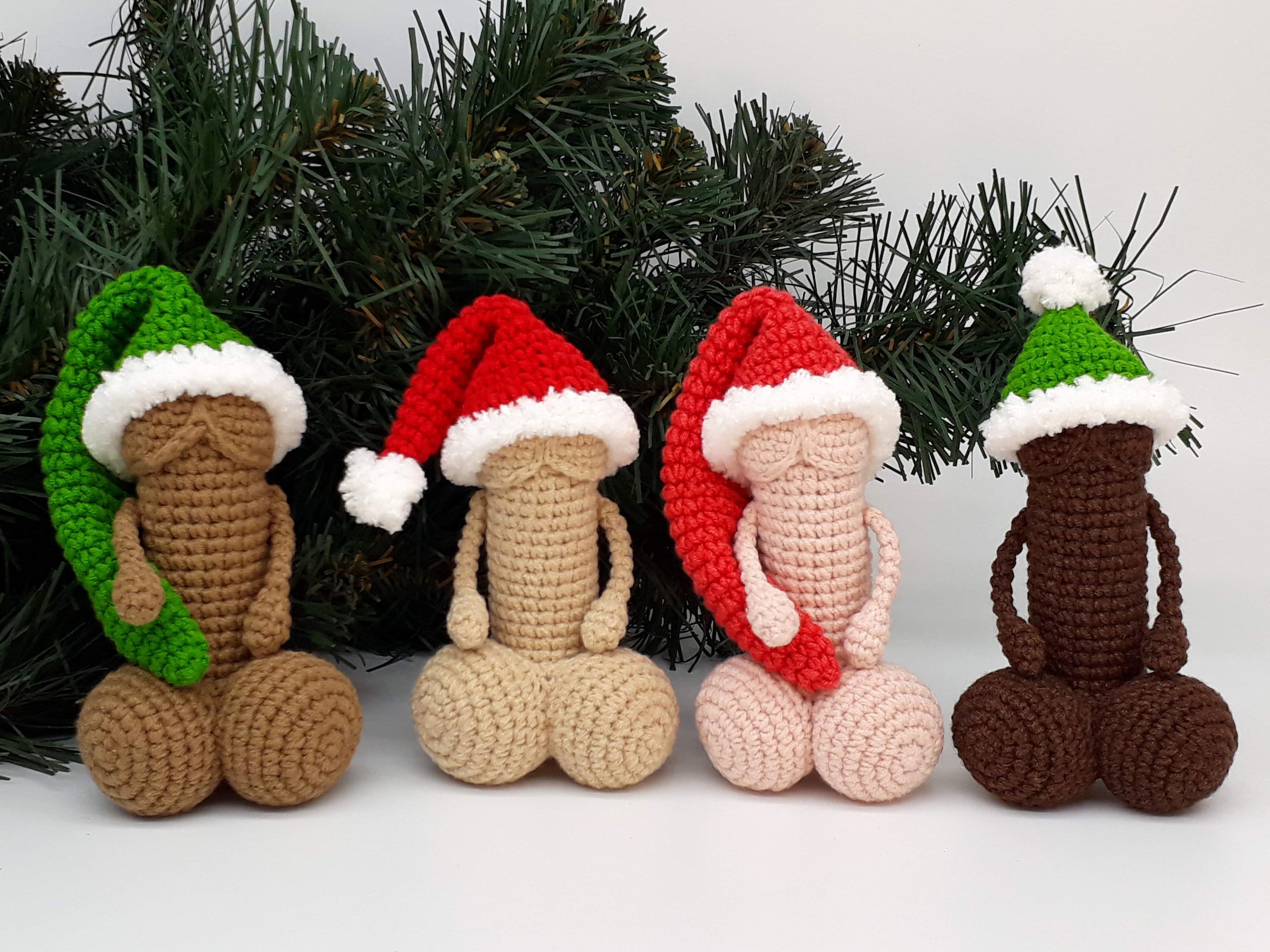 Penis In Santa Hat Adult Christmas Decor Funny Mature T Etsy