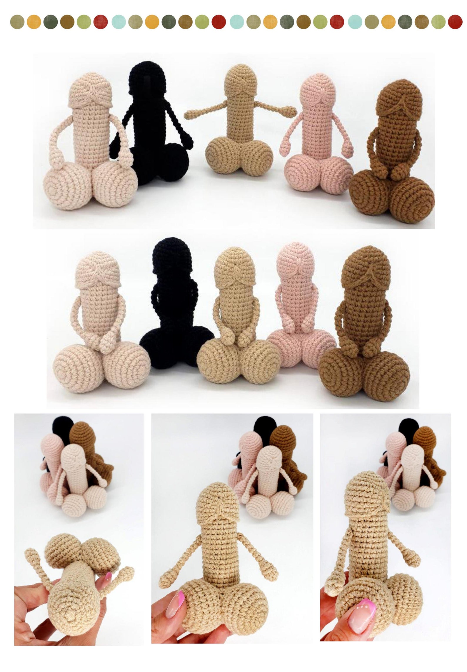 Amigurumi Pattern for Beginner Crochet Penis and Boobs Pdf - Etsy