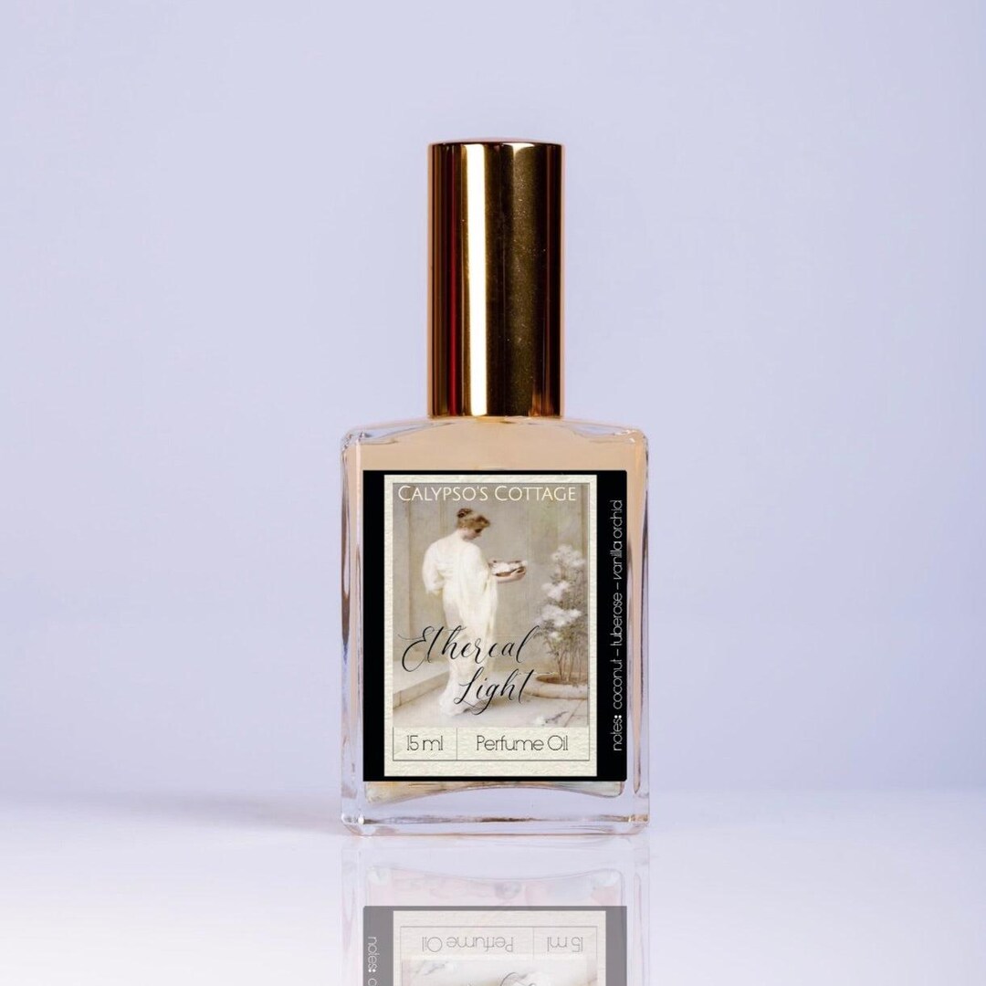 Ethereal Light Perfume Oil - Coconut, Tuberose, Vanilla Orchid, Musk - Etsy