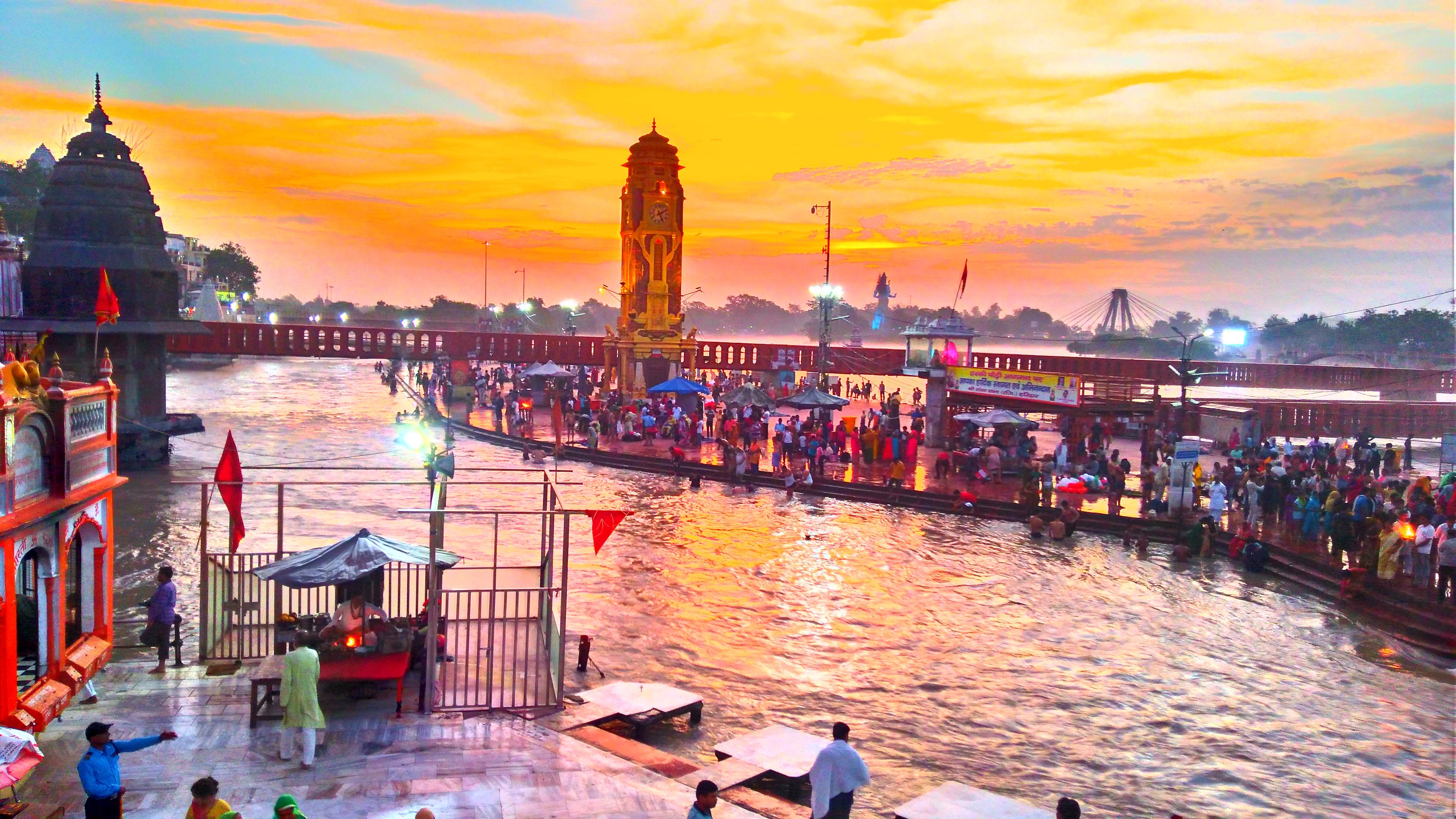 Photo of Morning Arti of Ganga river in Haridwar | Etsy